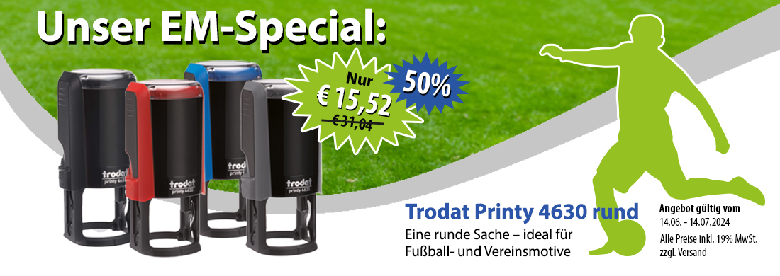 Stempel online bestellen l 24 h Service